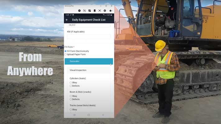 Vizzn heavy civil construction site safety software